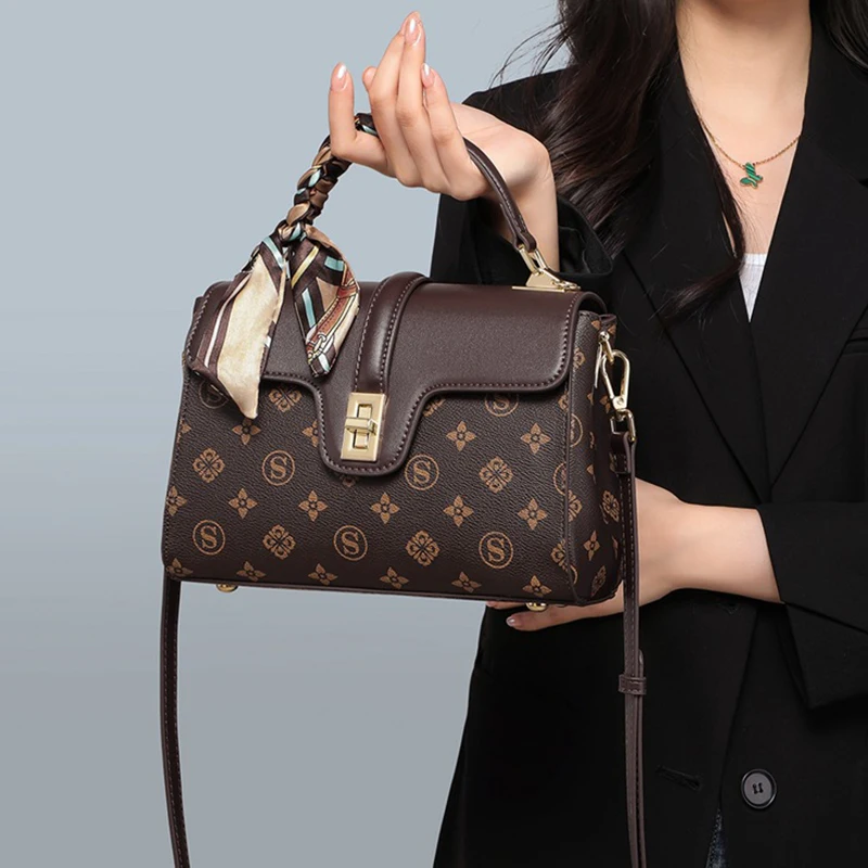 Women Luxury Monogram Replica Designer Handbags Lady Trendy Leather ...
