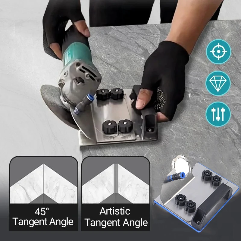 Angle-Grinder-Stand-for-Tile-45-Degree-Chamfer-Cutting-45-Angle-Tile ...