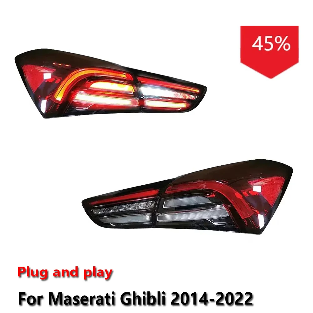 Sewiyolin Car LED Tail Light Assemblies For Maserati Ghibli 2014-2022 ...