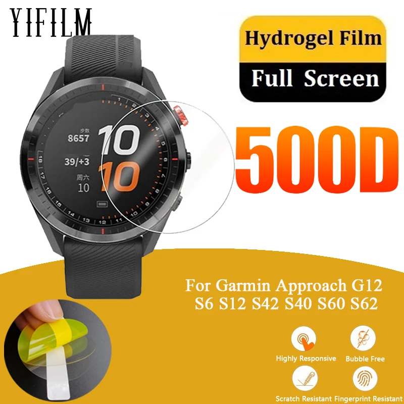 3Pcs Watch Screen Protector For Garmin Approach G12 S6 S12 S42 S40 S60 ...