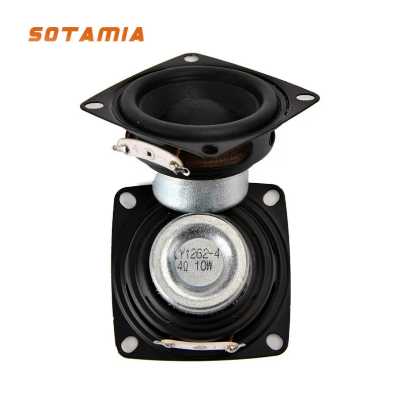SOTAMIA-2Pcs-53mm-Audio-Full-Range-Mini-Speaker-Driver-4-Ohm-10W-DIY ...