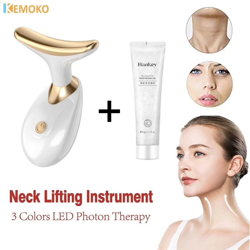 Electric Neck Face Lifter EMS Neck Face Lift Massager Microcurrent Skin ...