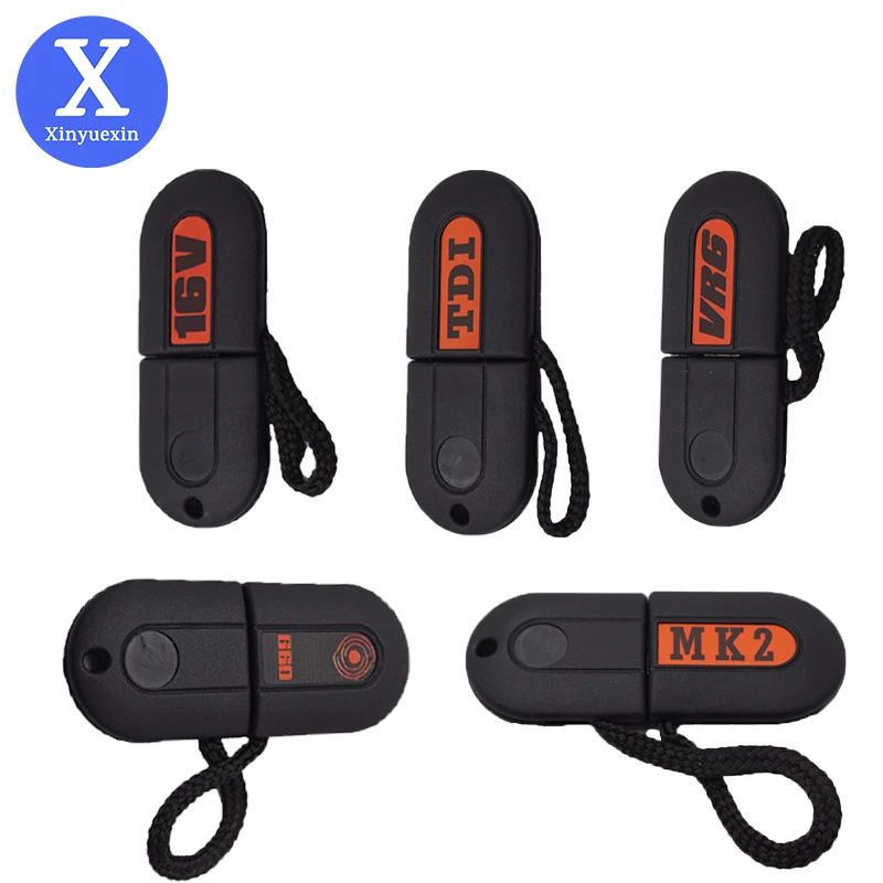 Xinyuexin Pill Key Shell Fob Fit For Vw 16v Vr6 Tdi Mk2 Golf G60 Key ...