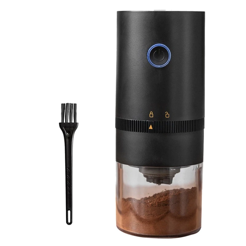Moedor de café elétrico portátil rebarbas, usb recarregável rebarbas ...