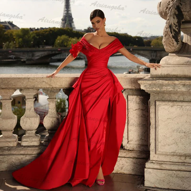 Long Red Evening Gowns