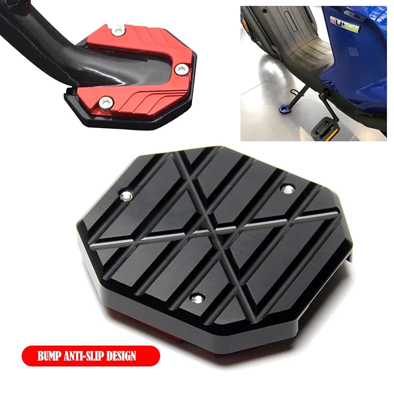 Hot-1PC-Universal-Scooter-Motorcycle-Bike-Kickstand-Extender-Foot-Side ...