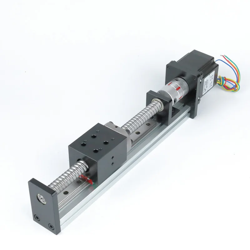 FSL40 Linear Guide Ball Screw Slide Module with 57*56 Motor Stroke 100 ...