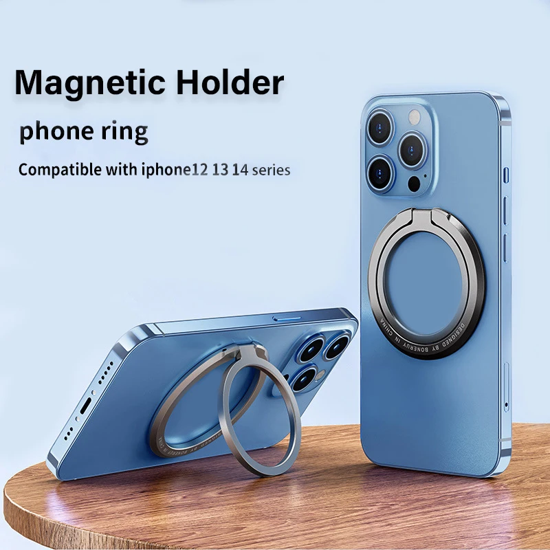 Magnetic-Cell-Phone-Ring-Holder-Mobile-Phone-Bracket-Compatible-with ...