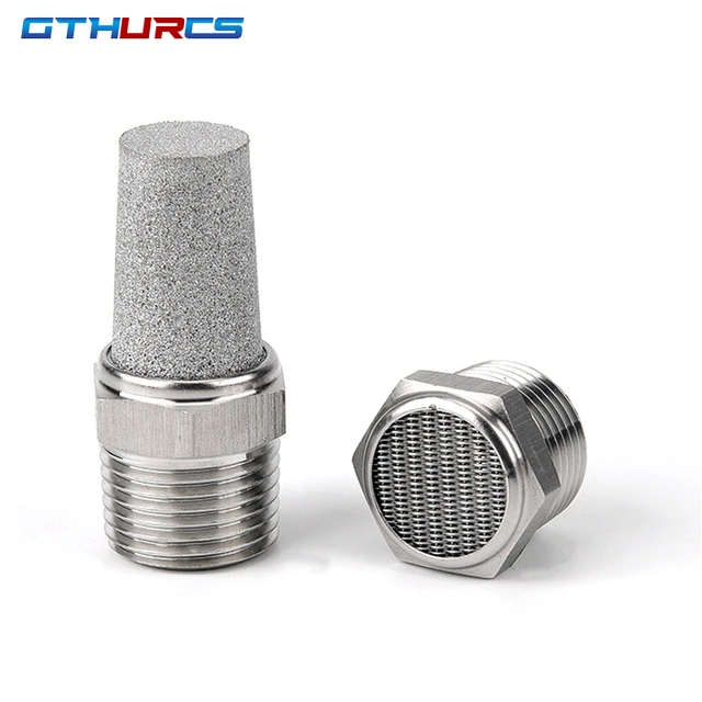 Muffler 1/4 NPT Male, Steel, 21 Scfm 100 PSI Maximum Flow, 43% OFF