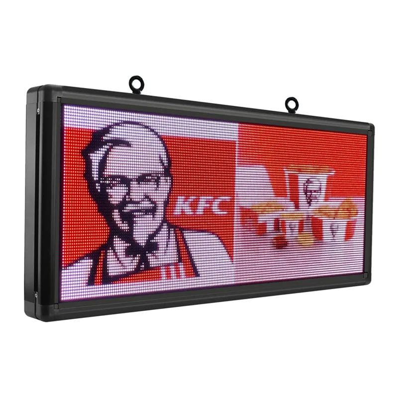 P6 LED Sign 18''X40'' Full Color Support Scrolling Text LED Screen ...