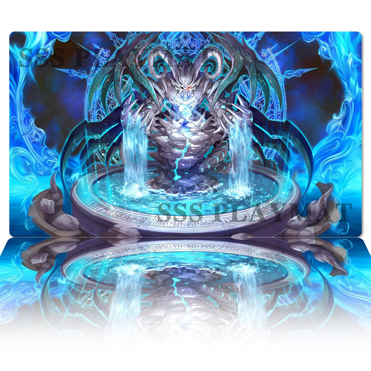 YuGiOh-Runick-Fountain-Playmat-TCG-CCG-alfombrilla-de-juego-de-mesa ...