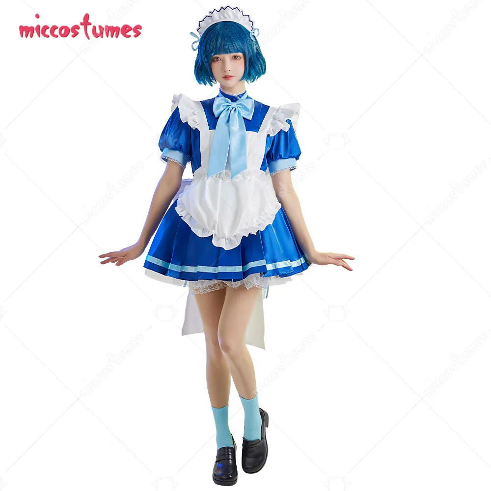 Presale Tokyo Mew Mew Mint Aizawa Cosplay Costume Maid Style Blue Dress ...