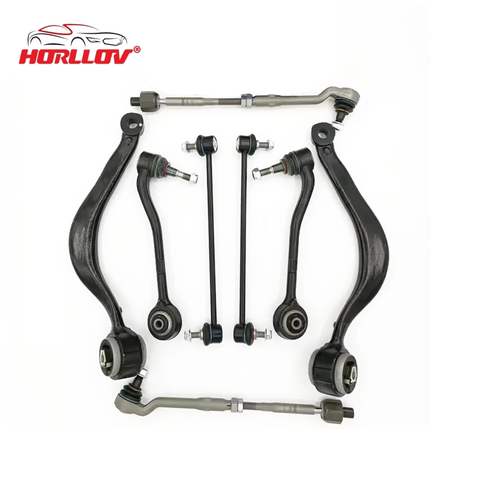 8PCS High Quality Auto Parts Kit Tie Rod End Ball Joint Control Arm for ...