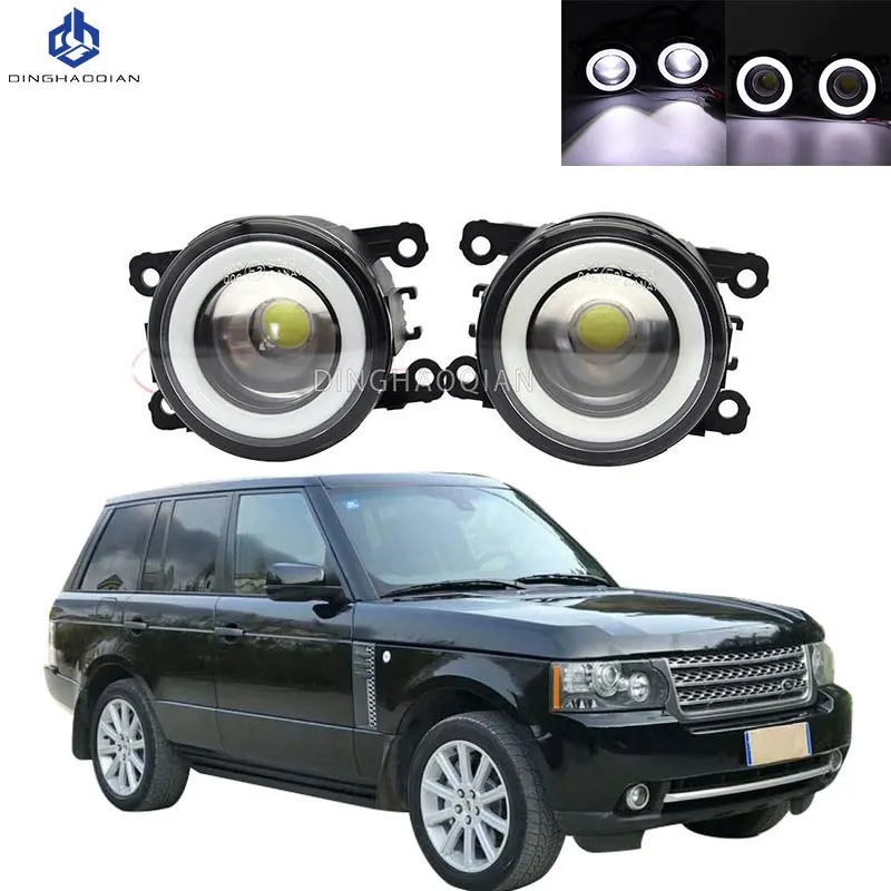 2-Pieces-Car-Fog-Light-LED-Angel-Eye-DRL-Daytime-Running-Lamp-H11-12V ...