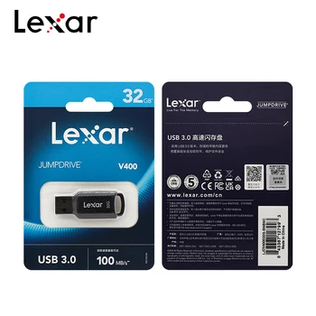 Original Lexar V400 USB 3.0 USB Flash Drive 32GB 64GB 128GB High Speed ...