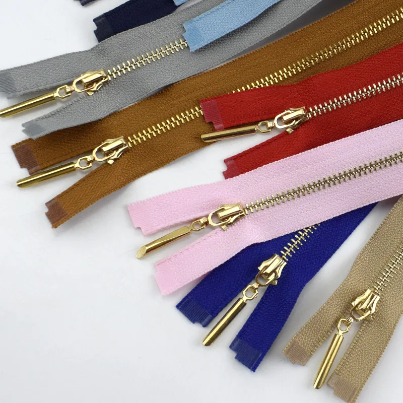 Meetee 2/5Pc Metal Zippers 3# 40/50/60/70cm OpenEnd Decor Zip for Bags ...