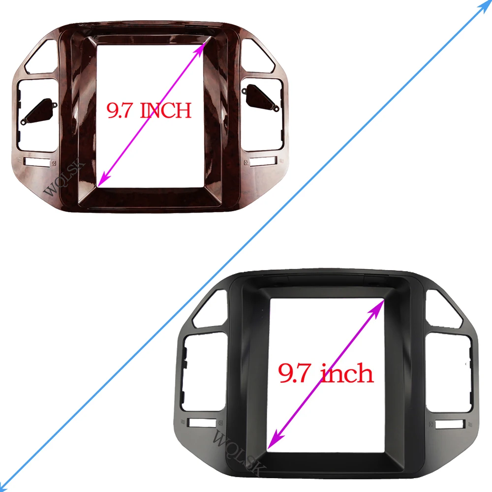 Wqlsk 9.7 Inch Fasxia Car Audio Frame Car Radio Fascia,gps Navigation ...