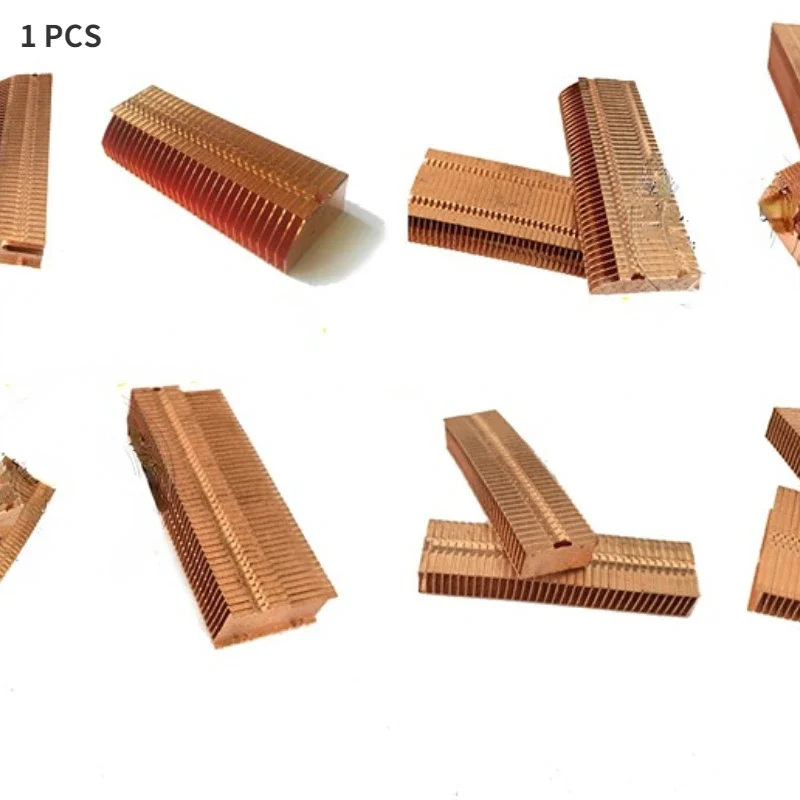 Copper Heat Dissipation Fin Thermal Conductivity Brass Fin Radiator ...