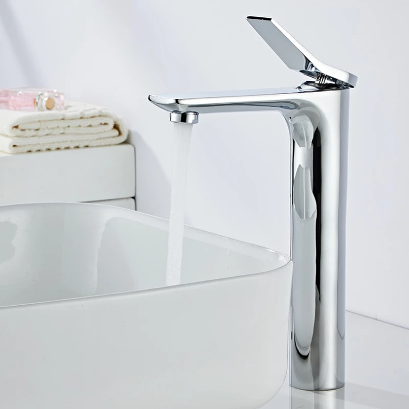 Contemporary-Single-Handle-Basin-Faucet-Bathroom-Cold-Hot-Mixing ...