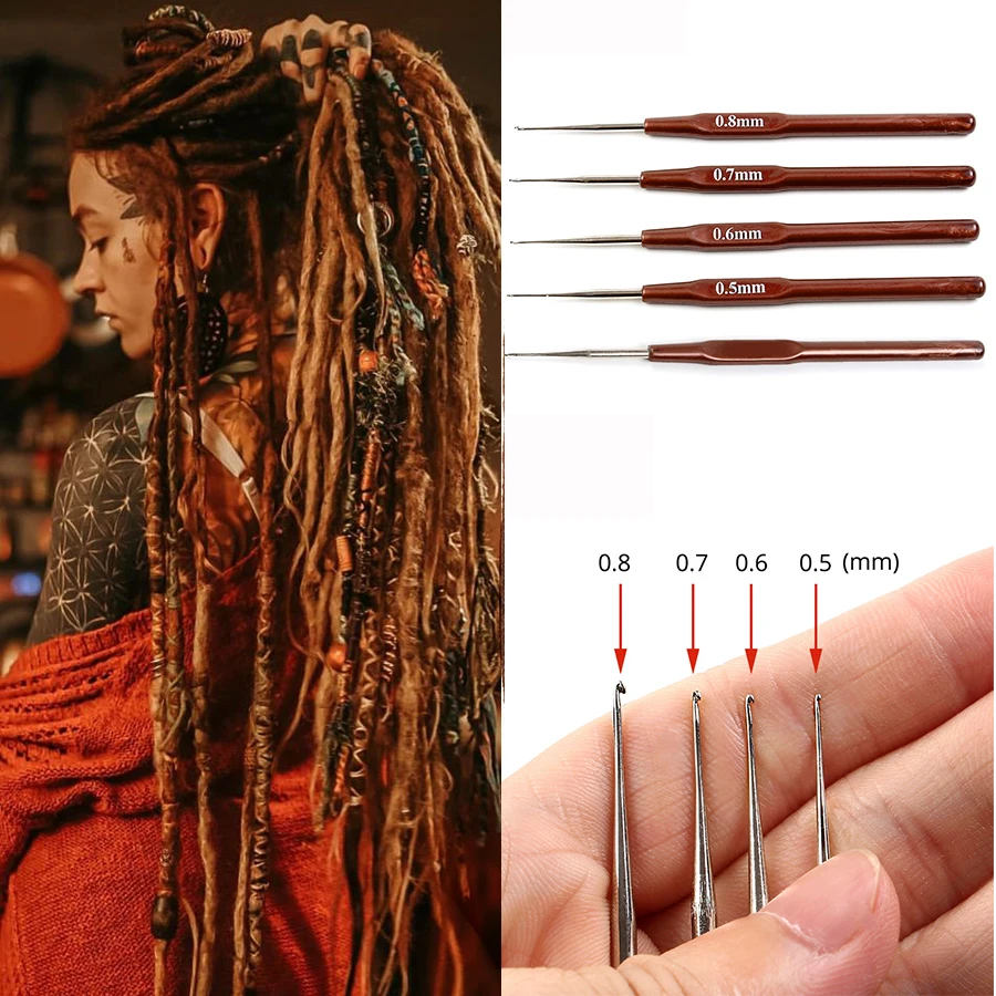 Crochet Needles Hair Dreadlock | Plastic Hair Extension Tools - Hair ...