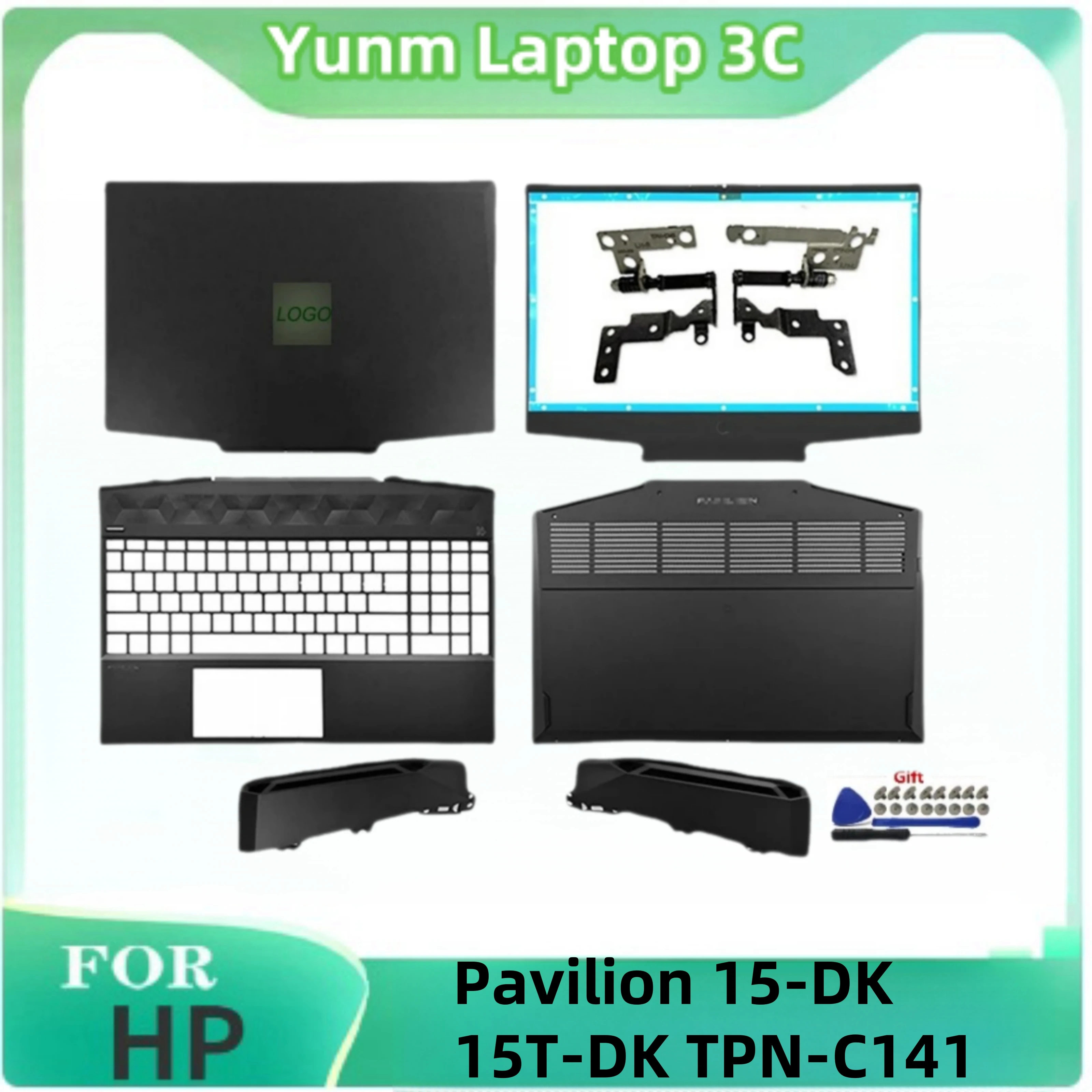 For-HP-Pavilion-15-DK-15T-DK-TPN-C141-Original-Laptop-LCD-Back-Cover ...