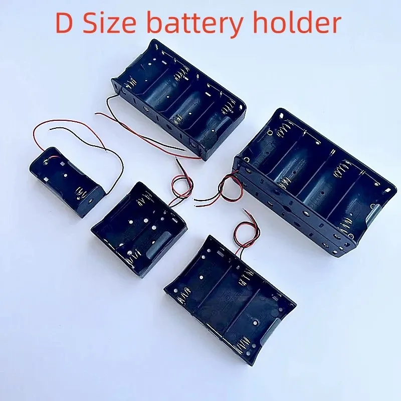 DIY-Battery-Holder-1-2-3-4-8-Slots-D-Size-Battery-Holder-Cell-with ...
