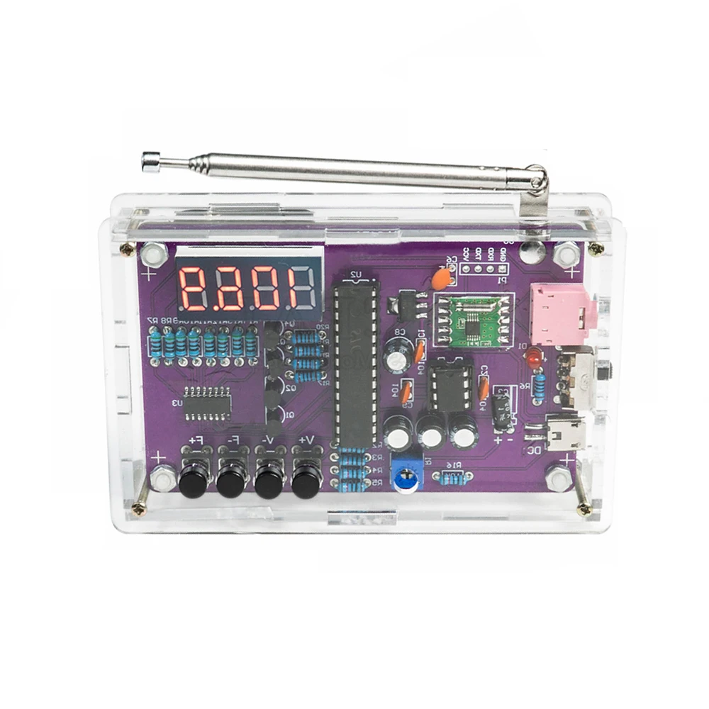 DIY-FM-Radio-Electronic-Kit-Soldering-Project-Practice-Solder-Assembly ...