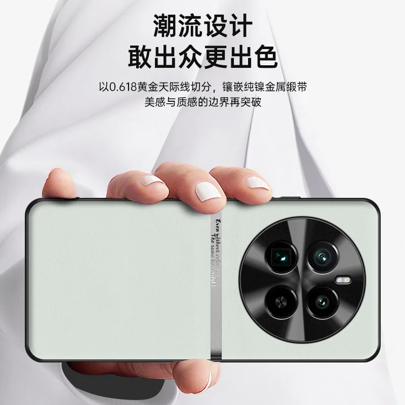 Funda-de-cuero-PU-para-Realme-GT-5-Pro-GT5Pro-protecci-n-completa-para ...