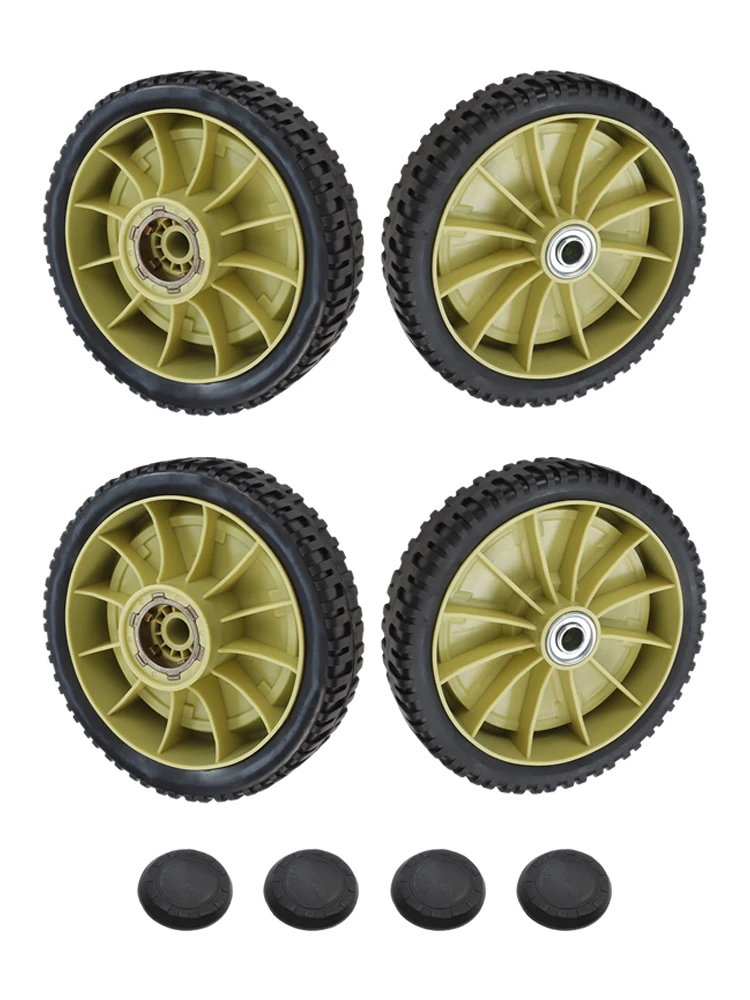 4-Pack 20cm Lawn Mower Wheels Replacement Set For Honda HR214 HRU214 ...