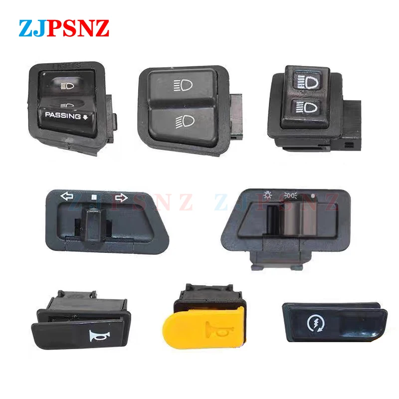 Motorcycle Scooter Switches Button Horn Turn Signal High Low Beam Start ...