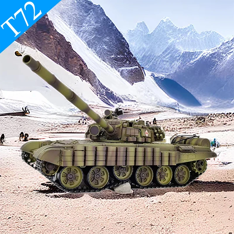 Henglong T-72 Remote Control Battle Tank Off-Road Large-Scale Battle Rc ...