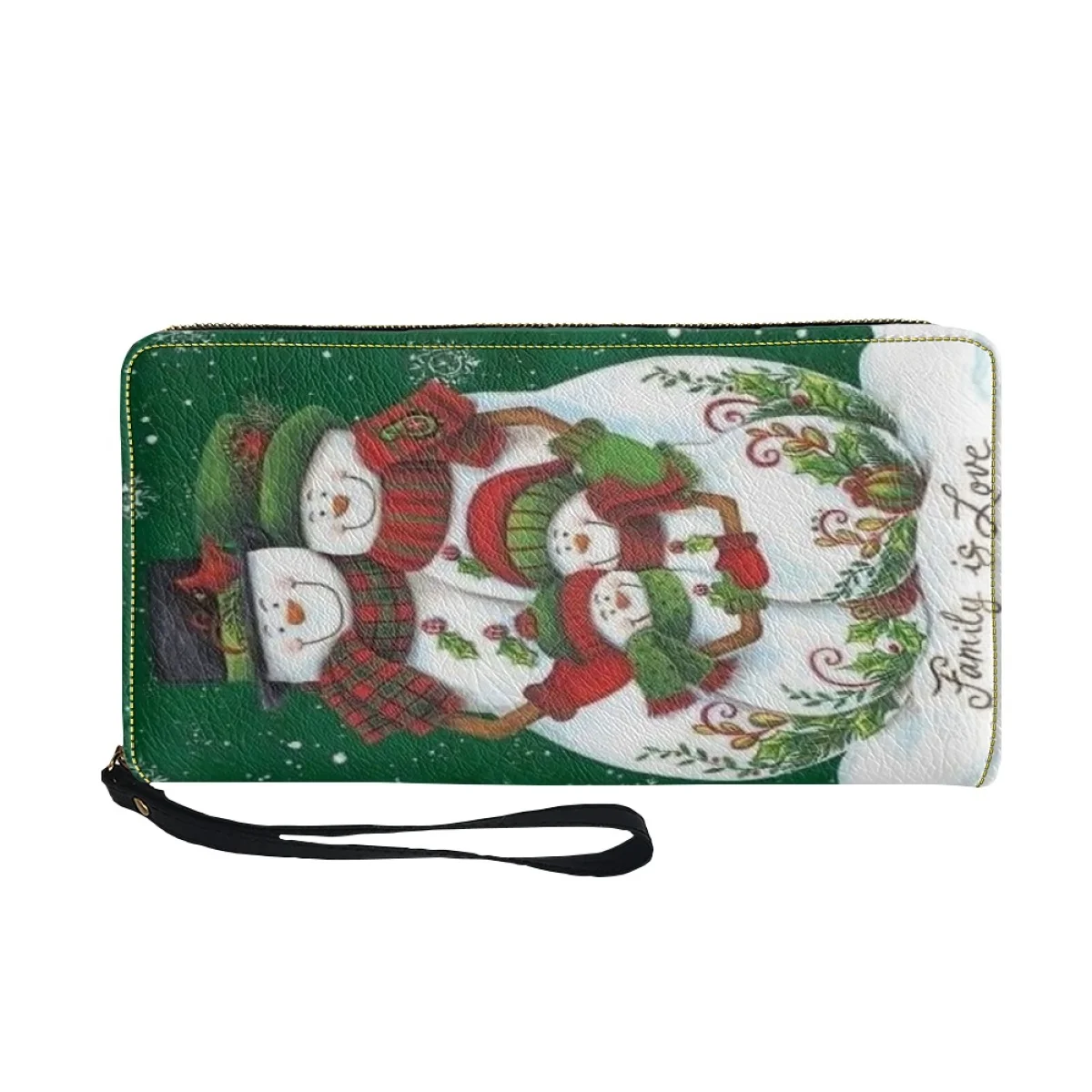 Belidome-Snowman-Wallet-for-Women-Leather-RFID-Blocking-Design-Zip ...