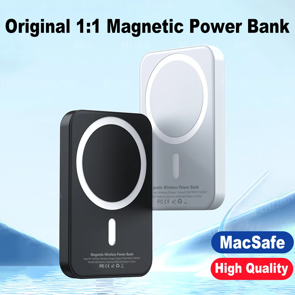 MacSafe-Banco-de-energ-a-inal-mbrico-magn-tico-para-iPhone-cargador-de ...
