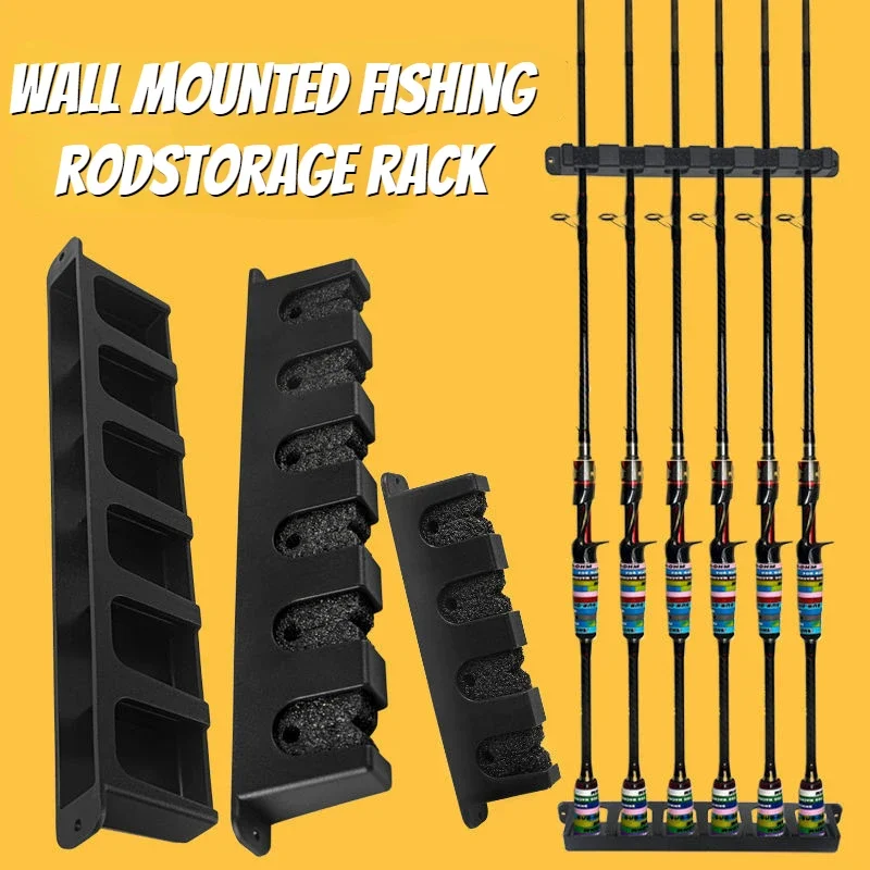 Fishing-Rod-Holders-6-Rod-Rack-Vertical-Pole-Holder-Wall-Mount-Modular ...