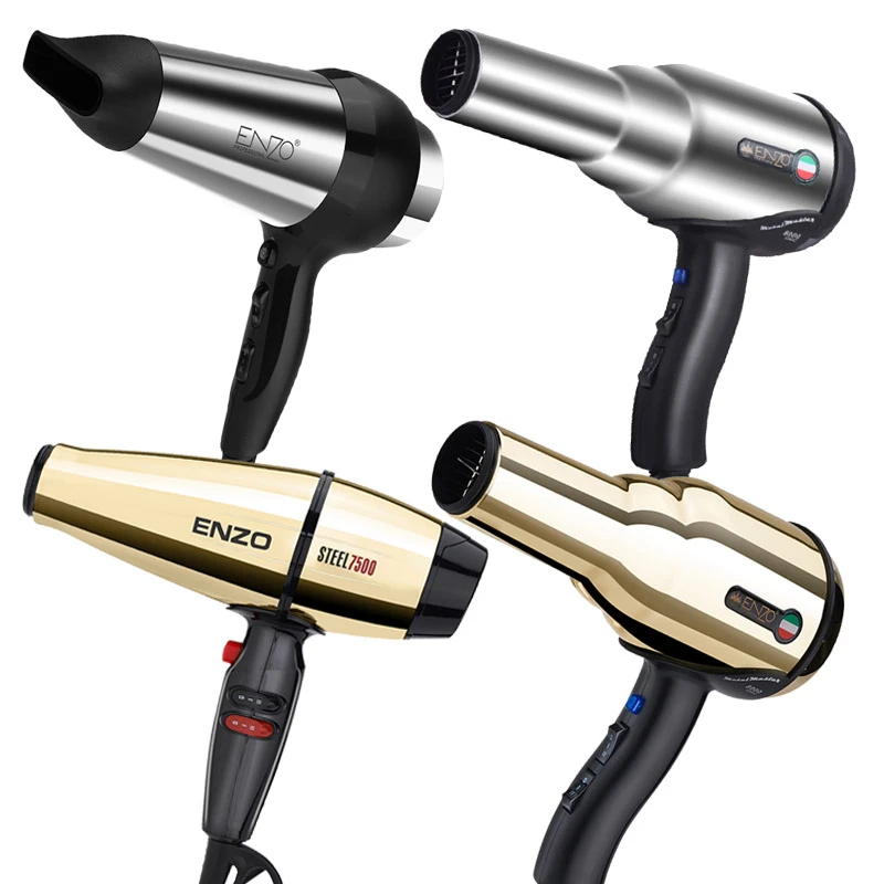 Enzo Professional Hair Dryer For Hairdresser Metal Negative Ionic Blow ...