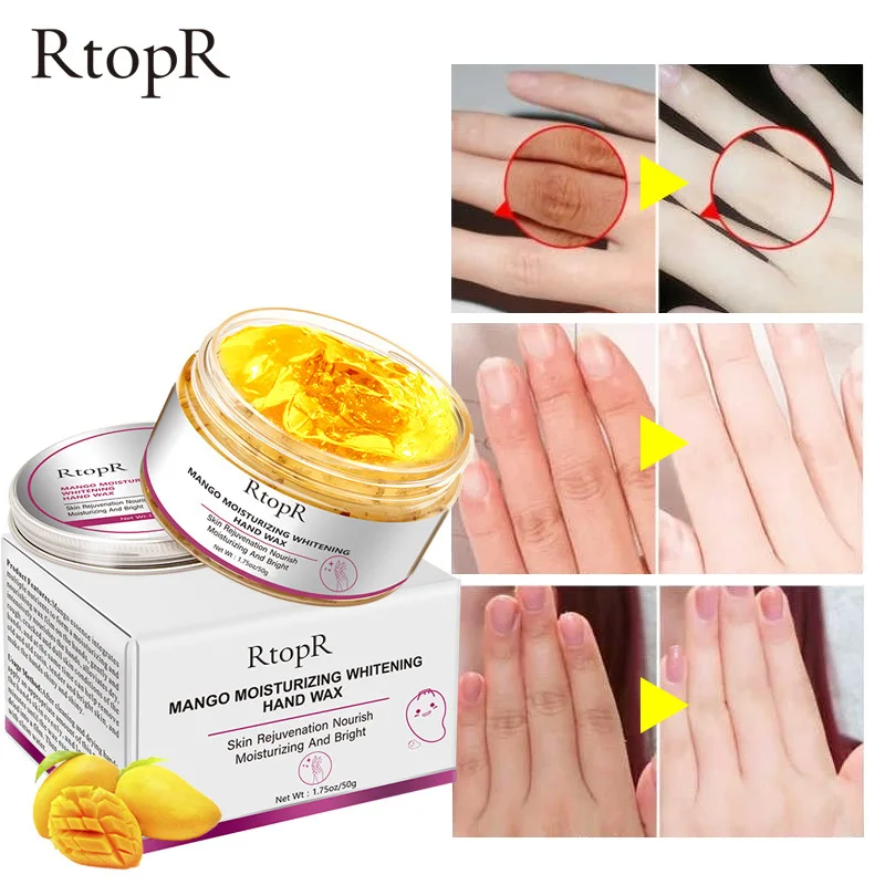 Rtopr 50g Mango For Hands Mask Hand Wax Whitening Moisturizing Repair ...