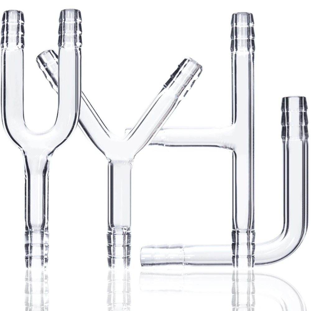L-U-Y-T-Shape-2-3-Ways-Hose-Barb-Or-Straight-Glass-Pipe-Fitting ...