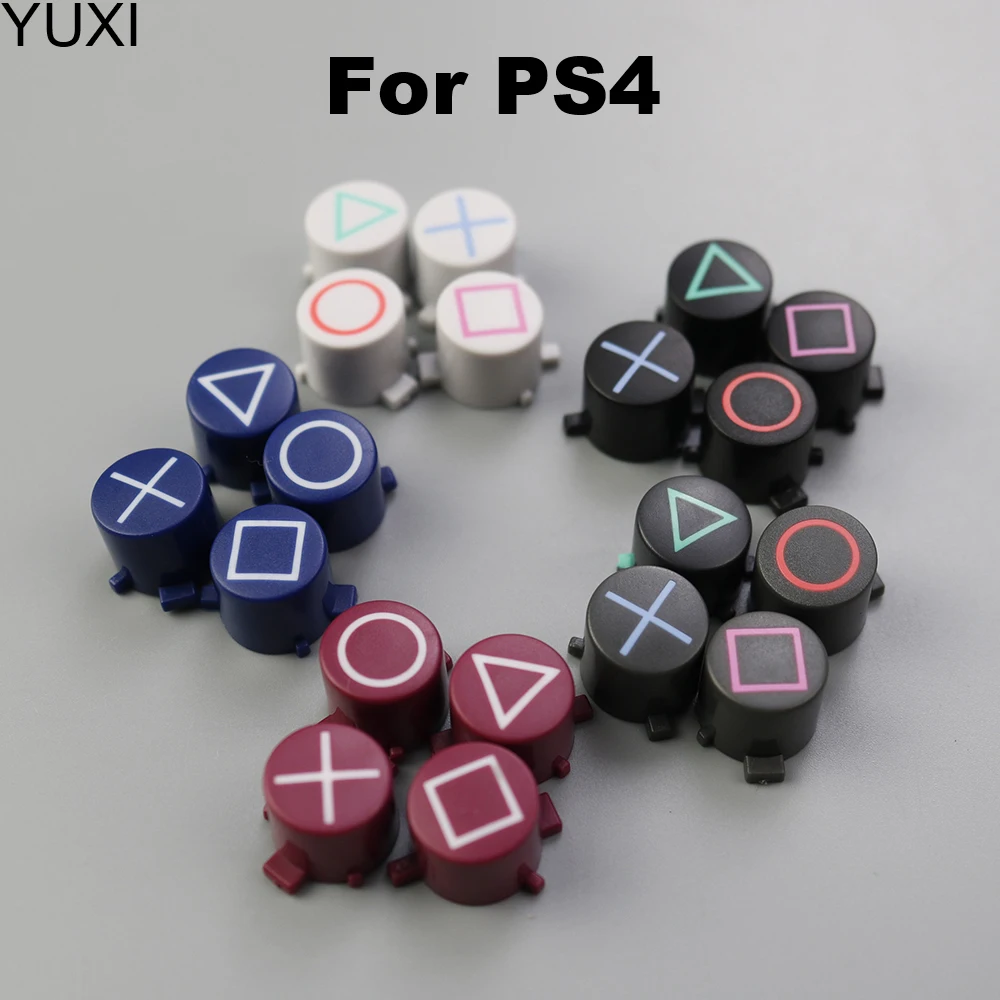 YUXI-bot-n-ABXY-para-PS4-Slim-Pro-Controller-piezas-de-reparaci-n-c ...