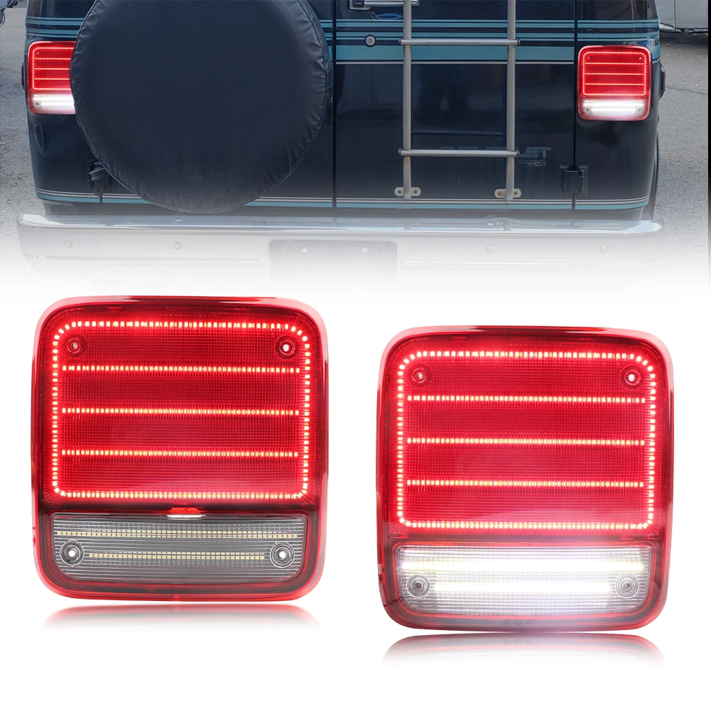 2X Rear Tail Light Brake Light Reverse Light Backup Light With LED For ...