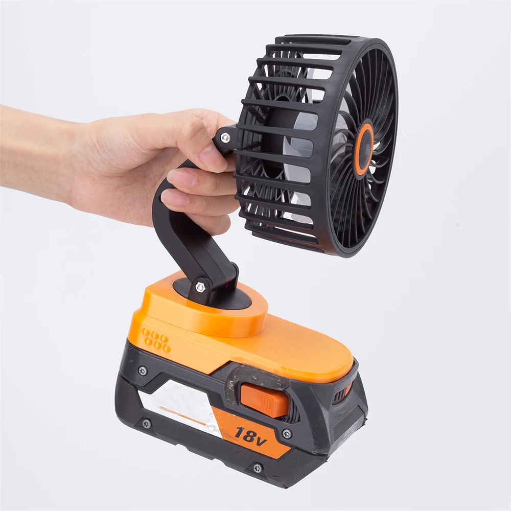 For-Ridgid-AEG-20V-MAX-Li-Ion-Battery-Portable-Workshop-Site-Fan ...