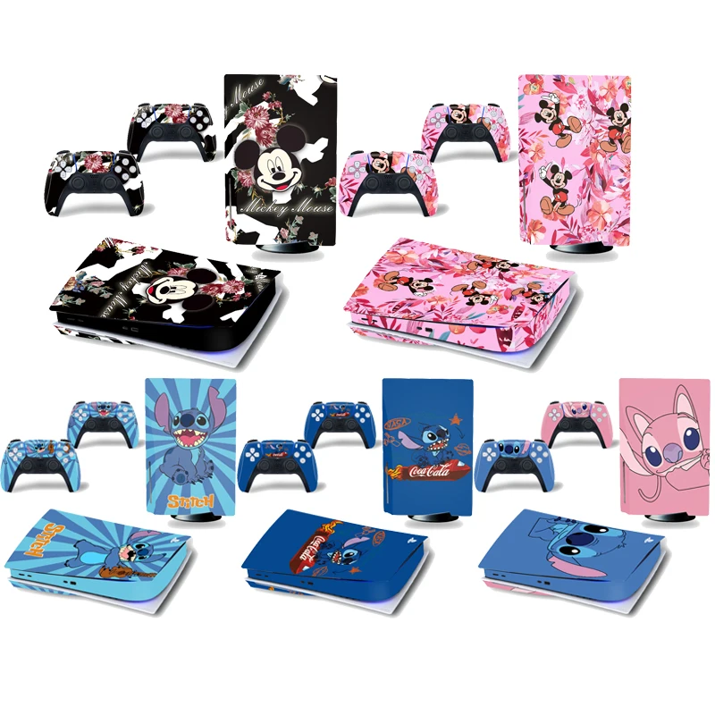 Disney-Mickey-Stitch-Vinyl-Skin-Sticker-for-PS5-Disk-Playstation5-Dick ...
