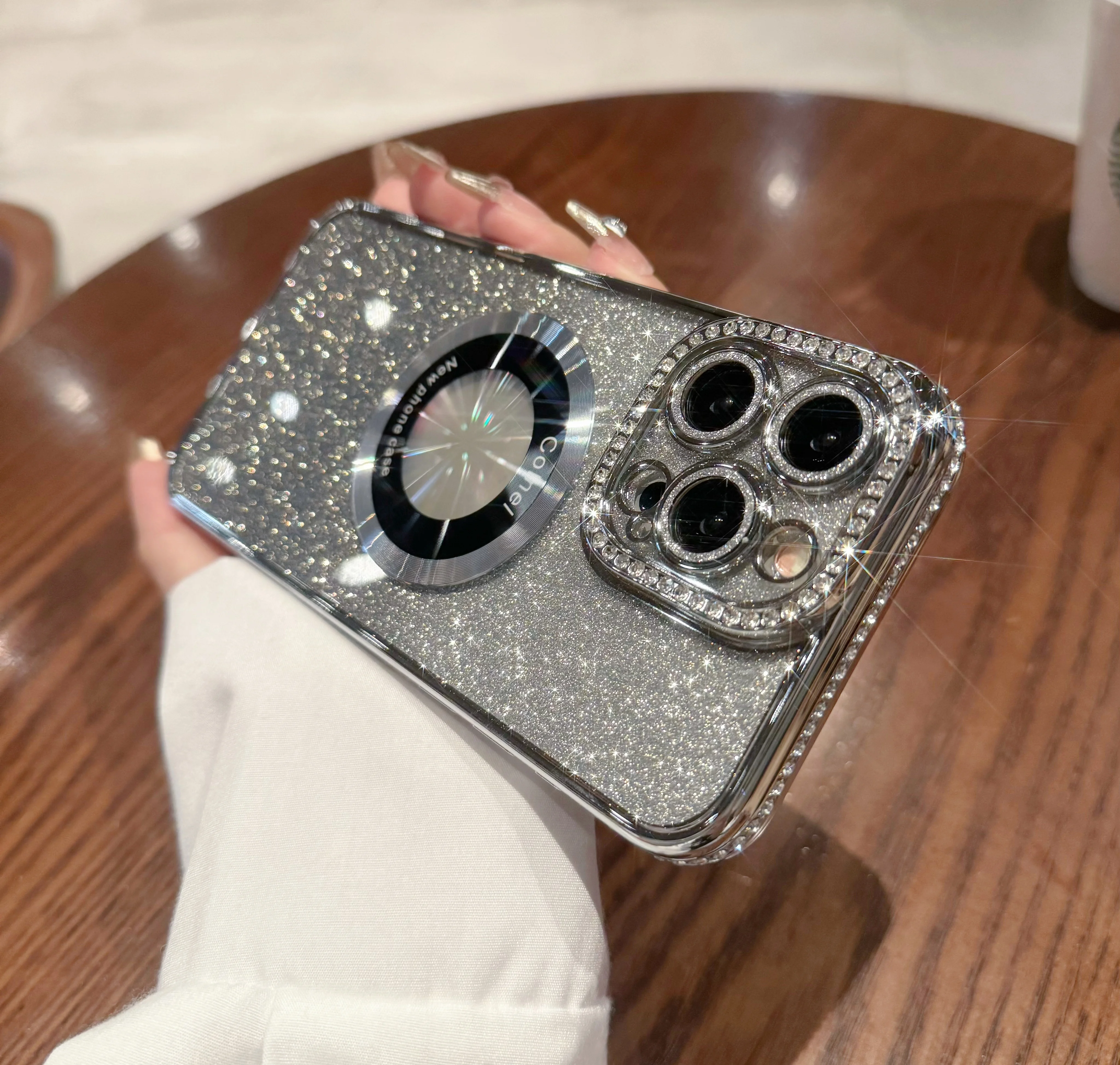 Luxury-Diamond-Magnetic-Case-For-iPhone-15-14-13-12-Pro-Max-Shockproof ...