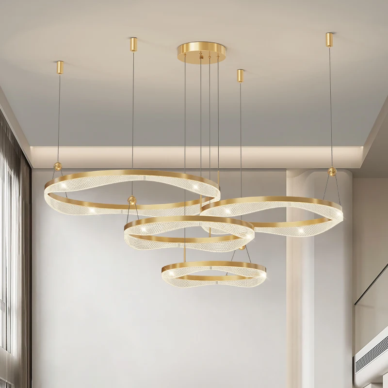 Modern LED Pendant Lamp Lights Hanging Ceiling Chandelier for Living ...