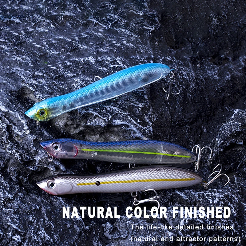 120mm-17-8g-Topwater-Pencil-Popper-Floating-Fishing-Lure-Snakehead ...