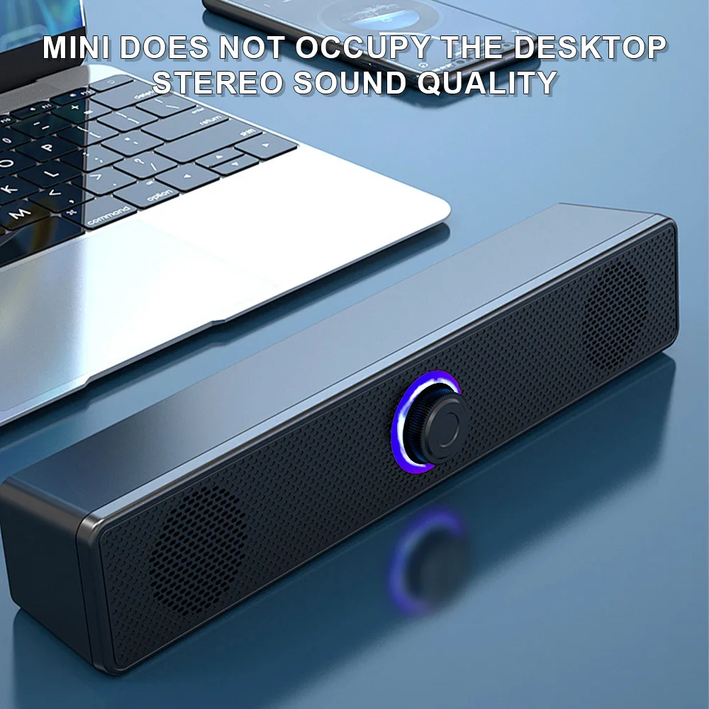 Computer-Speakers-PC-Sound-Box-HIFI-Stereo-USB-Wired-Speaker-With-LED ...