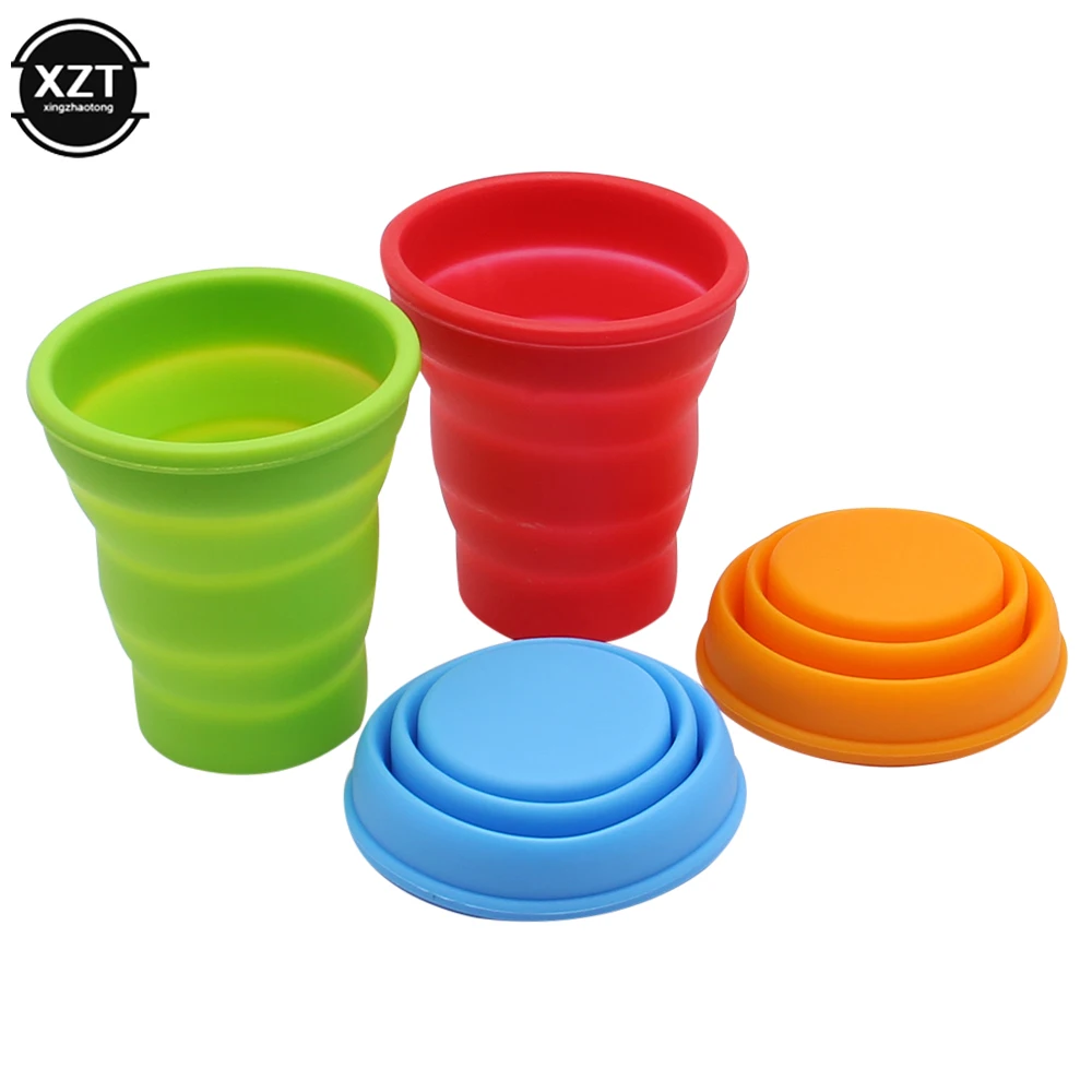 200ml Portable Silicone Folding Water Cup Outdoor Heat Resistant ...