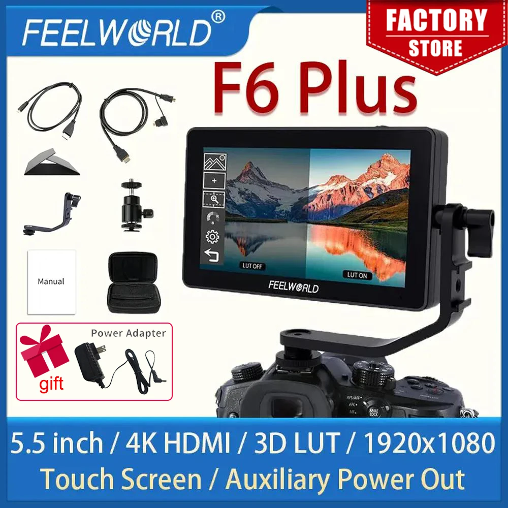 FEELWORLD-F6-PLUS-5-5-Inch-portable-monitor-hdmi-3D-LUT-Touch-Screen ...