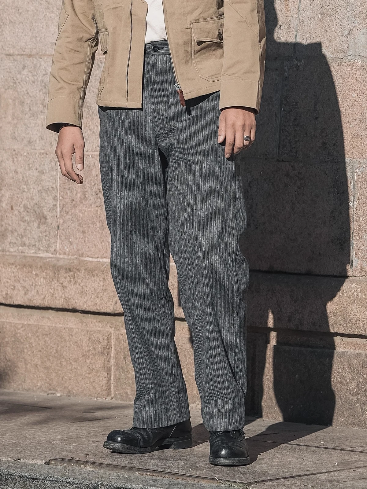 Bronson-1930-s-Black-and-Grey-Stripes-Pants-Vintage-Style-Men-s-Suit ...