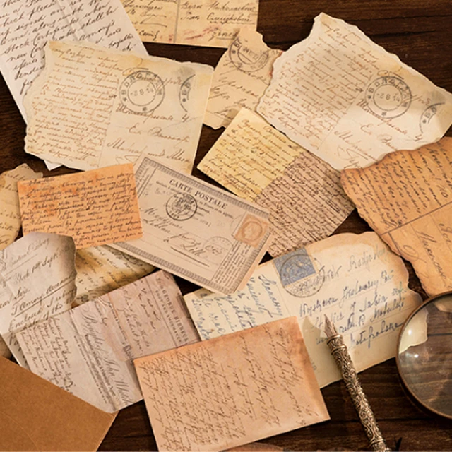 Old Burnt Paper With Writing