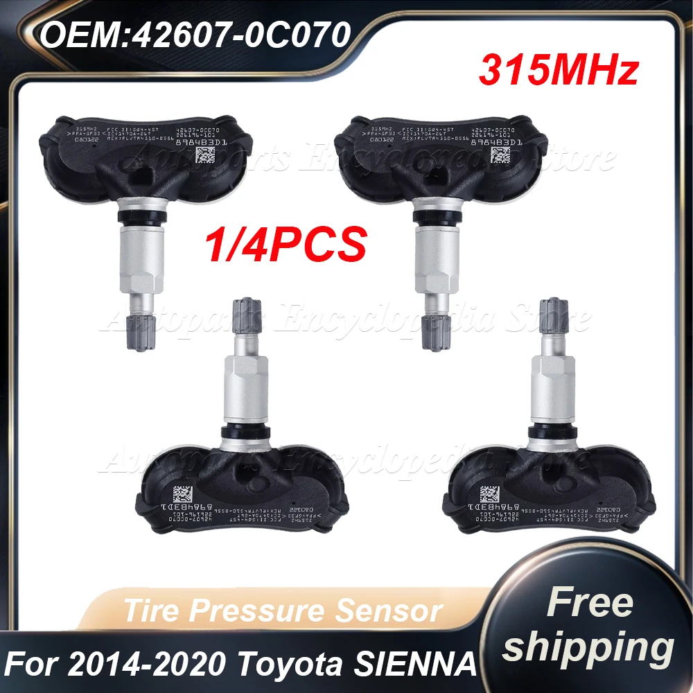 1/4PCS TPMS Tire Pressure Sensor For 2014 2015 2016 2017 2018 2019 2020 ...